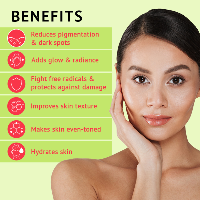 Vitamin C Brightening Serum With Niacinamide & Glutathione - Chicnutrix
